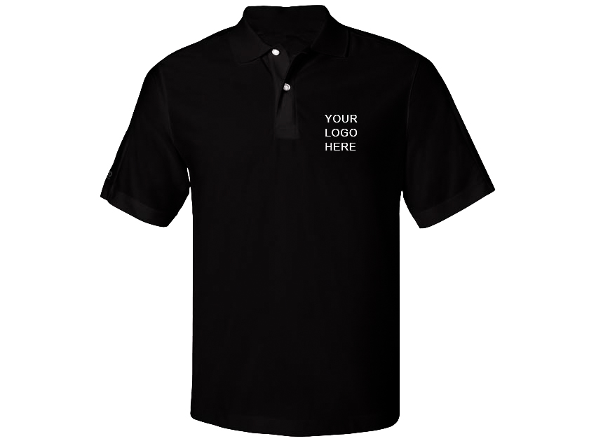 Printed polo shirt men company logo (breast side) - E&P World